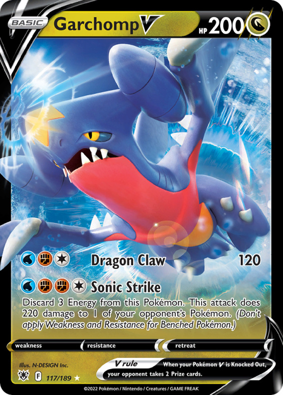 Pokémon TCG: Garchomp V #117 Pokemon Astral Radiance | sklep LofiCards.pl